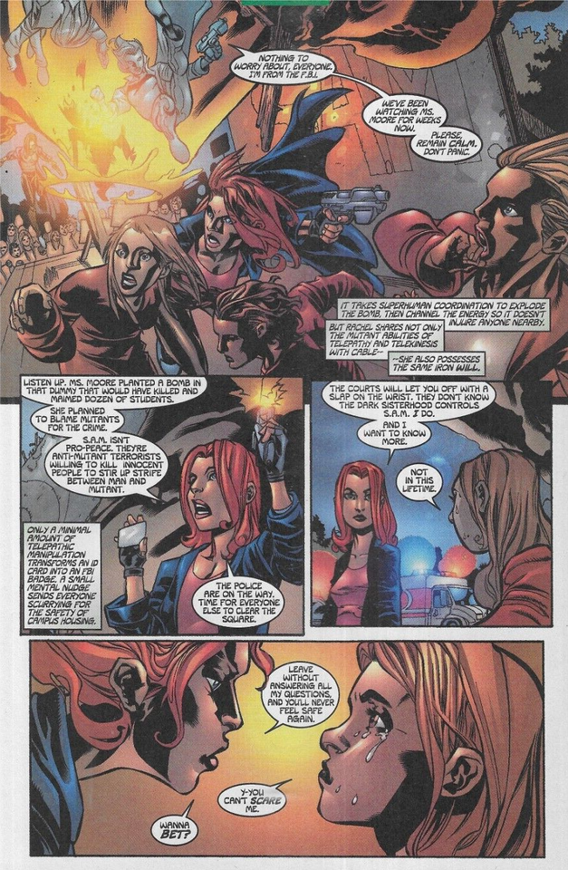 Cable Comic 94 Cover A First Print 2001 Robert Weinberg Michael Ryan Marvel . | eBay