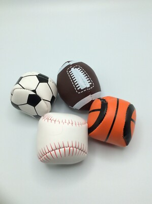 Sports Theme Footbag Bean Bag Ball, Lot Of 4 | eBay