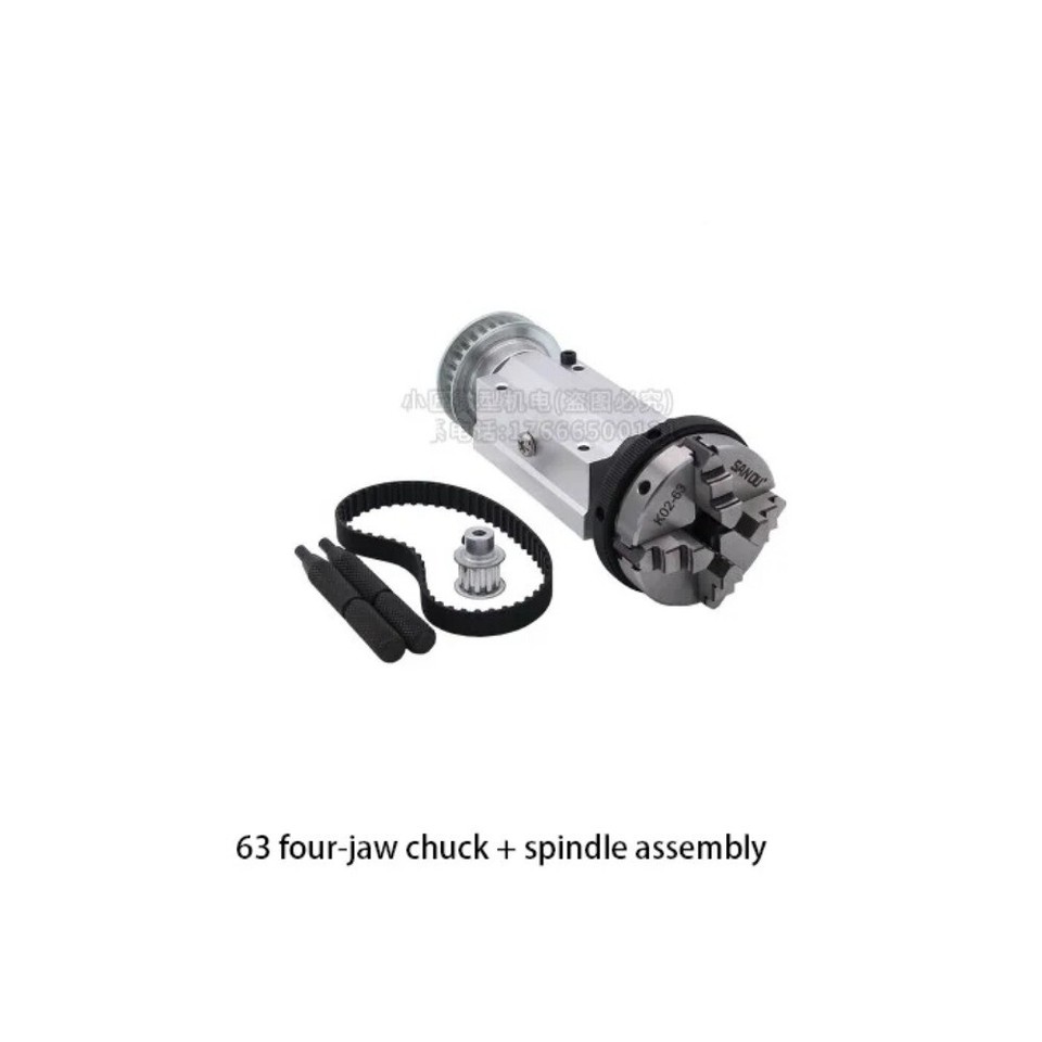 50/63 Micro Lathe Woodworking Beading Machine Spindle Assembly Rotary ...