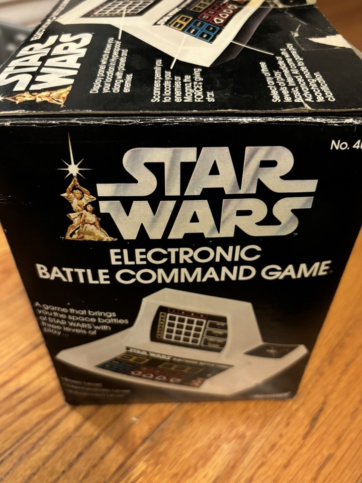 vtg 1977 Star Wars Electronic Battle Command Game COMPLETE w/ Box Foam ...