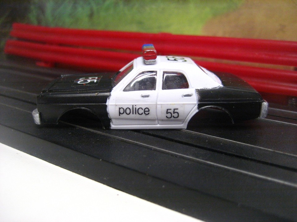 Aurora AFX A-W Custom Painted Police Car (read) | eBay
