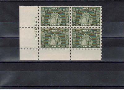#209 Loyalists Plate block #1 LL VF light gum H margin | eBay.de
