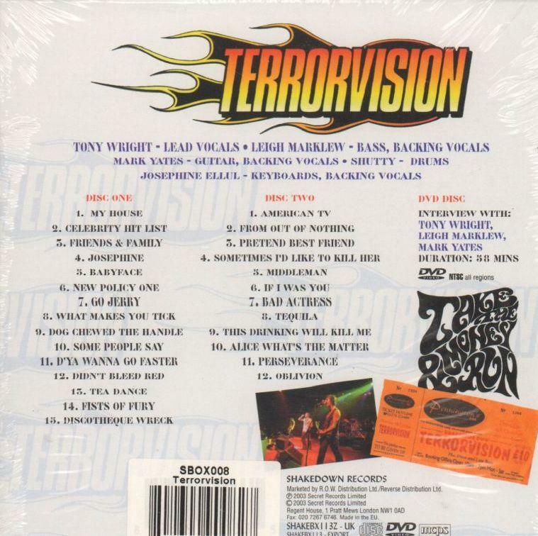 Terrorvision(2CD Album)Take The Money & Run-The Final Concert-Secret-SH ...