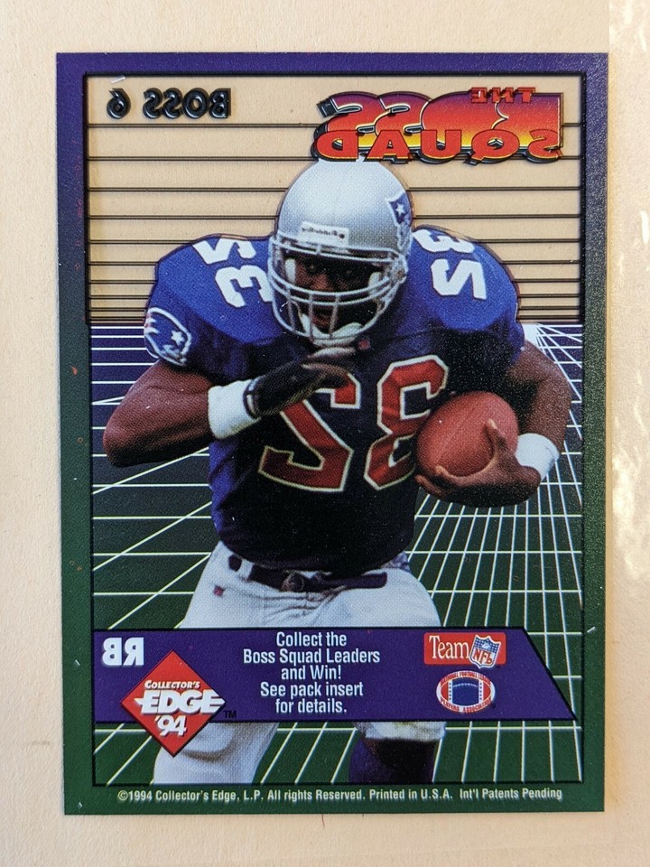 1994 COLLECTORS EDGE-THE BOSS SQUAD-LEONARD RUSSELL-BOSS 6 PROMO CARD ...