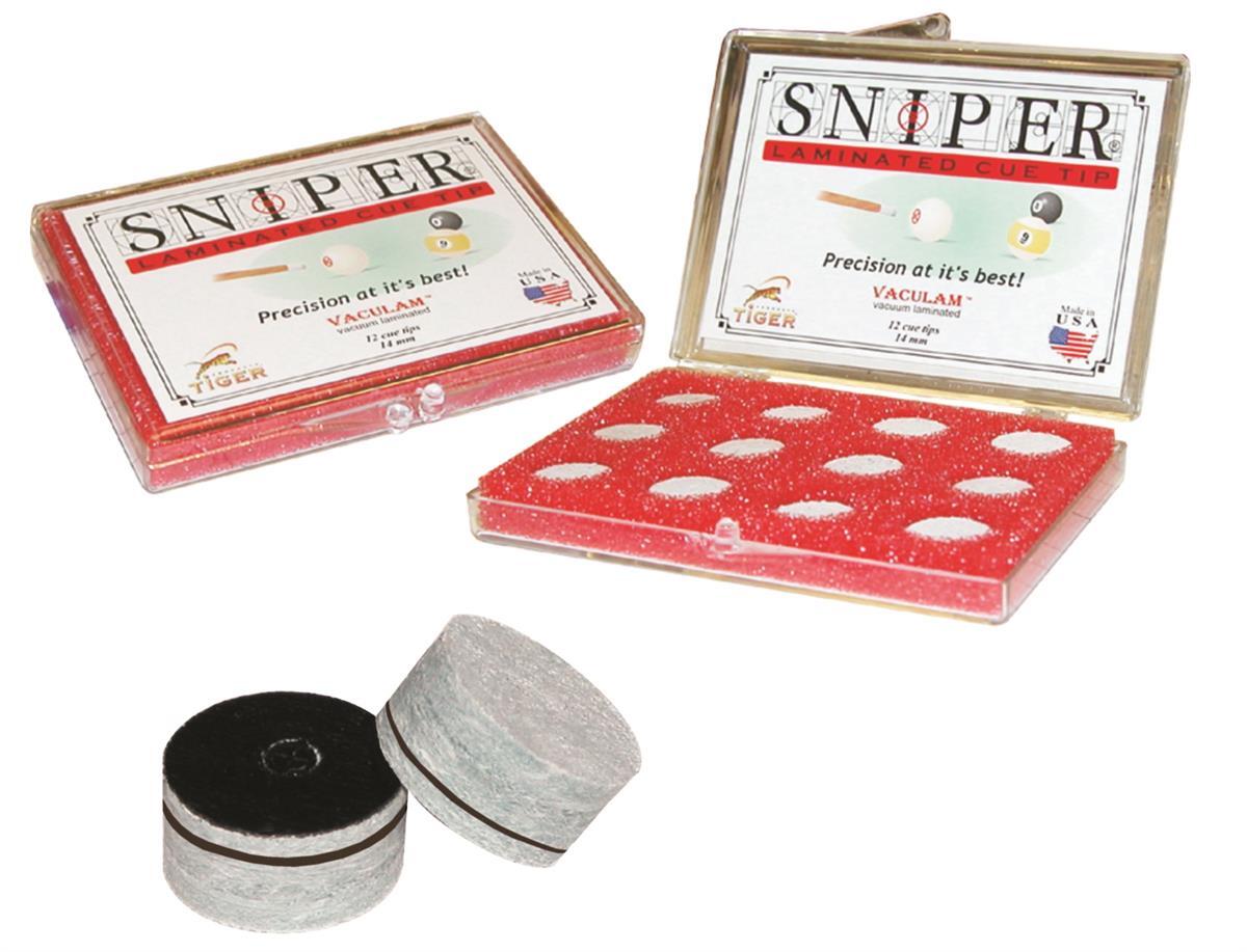 Tiger Sniper Billiard Cue Tip 14 mm, Medium | eBay