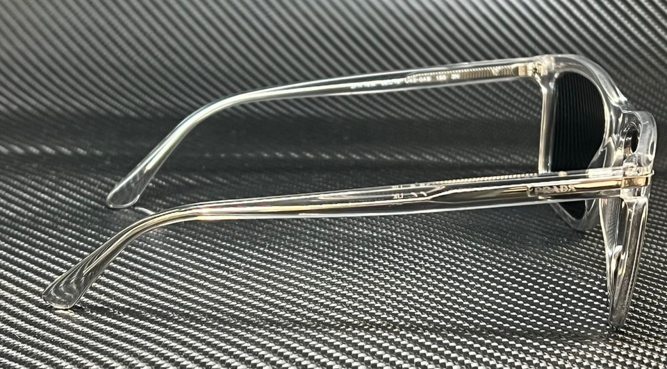 PRADA PR 18WS U430A9 Gray Crystal Blue Men's 56 mm Sunglasses | eBay