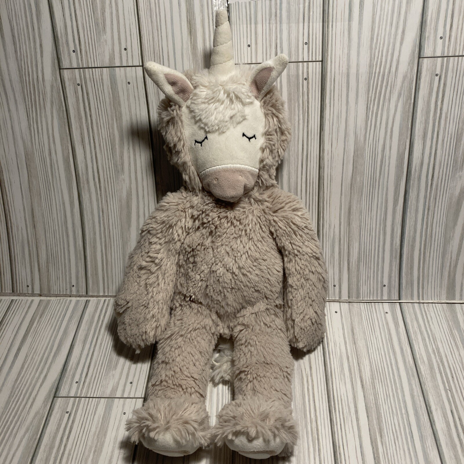 Slumberkins Dusty Pink Mauve Unicorn Plush Soft Toy Stuffed Animal 14" | eBay