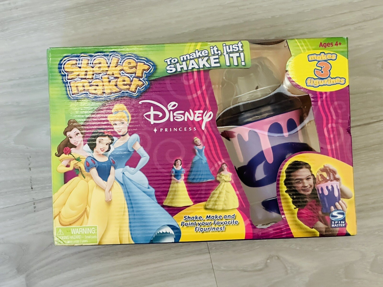 Disney Princess Shaker Maker Figure Maker Spin Master 2003 Cinderella ...