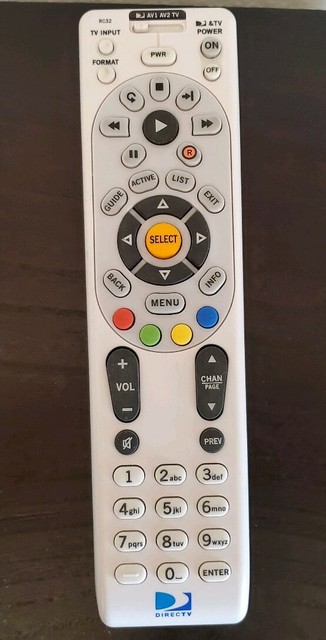 DIRECTV RC66 Universal Remote Control - Silver | eBay