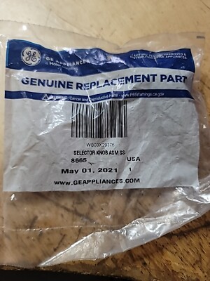 WB03X29375 GE Selector Knob Asm Ss OEM WB03X29375 | eBay
