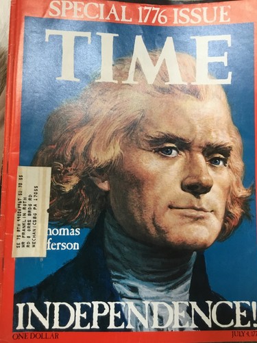 TIME Magazine July 4,1776 Bicentennial Issue Thomas Jefferson RARE 1976 ...