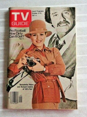 Vintage Magazine TV Guide 1976 Bernadette Peters Richard Crenna New ...