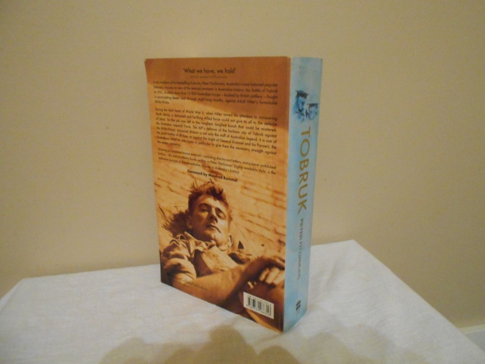 'TOBRUK' ~ by Peter Fitzsimons (Australian) ~ soft cover with photos ...