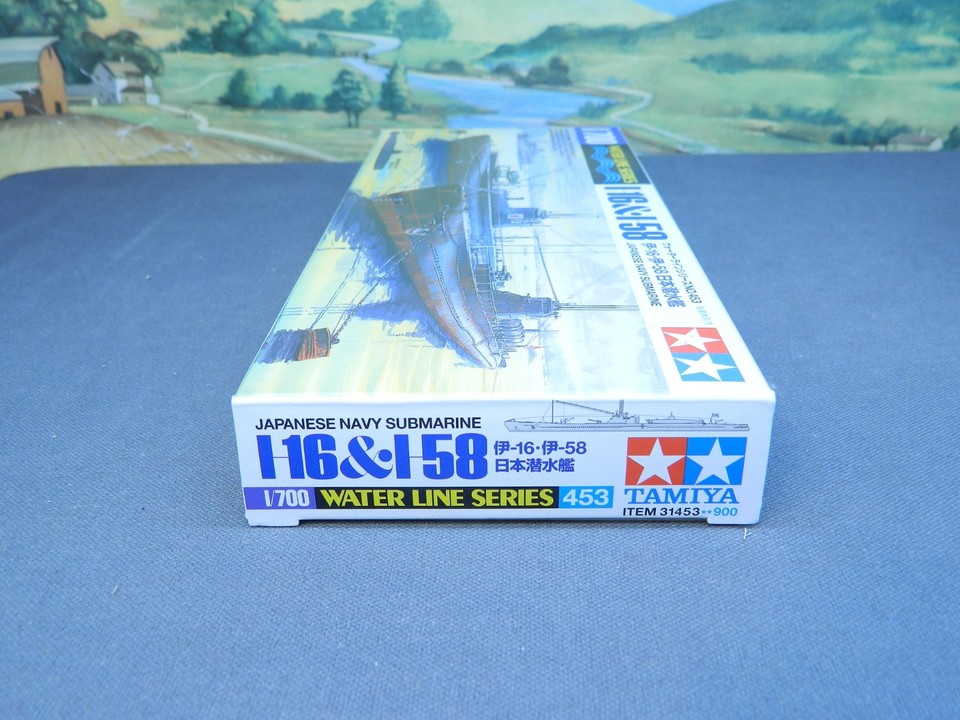 BRAND NEW 1/700 Tamiya Water Line #453 JAPANESE SUBMARINES I-16 & I-58 ...