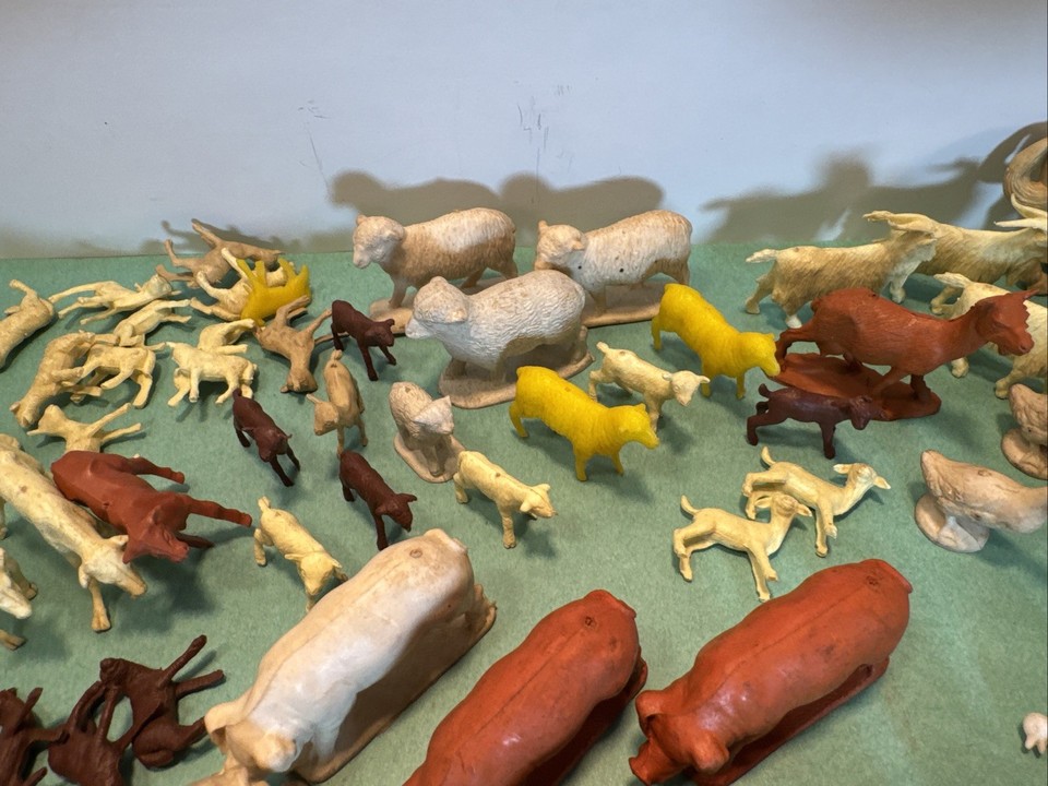 Marx Farm Playset Animals & Access. Vintage Lot | eBay