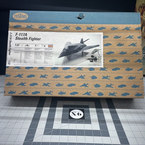 Testors US Airforce F117A Stealth Fighter Plane 1:32 Scale Model in ...