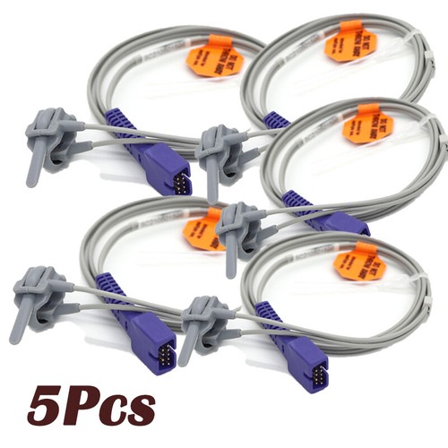 5Pcs Neonatal SpO2 Sensor Infant Pulse Oxygen Saturation Probe Fit For ...