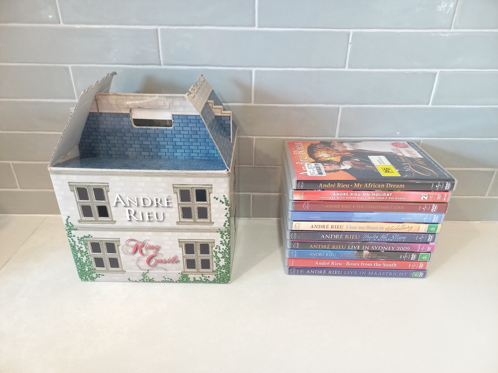 Andre Rieu King Of His Castle Dvd Box Set Rare 10 Music Concert DVDs ...