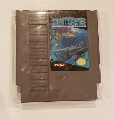 Silent Service NES, Working Game Guarantee! 83717120087| eBay