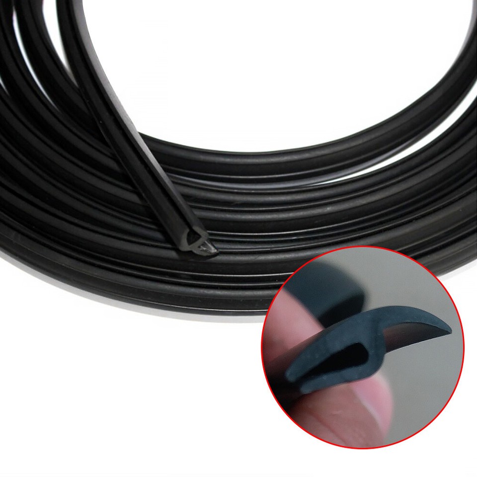 Car Front Windshield Panel Rubber Seal Strip Sealed Moulding Trim ...