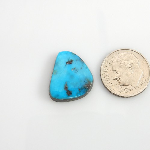 Natural Single Morenci Turquoise Cabochon Gemstone, blue morenci gem ...