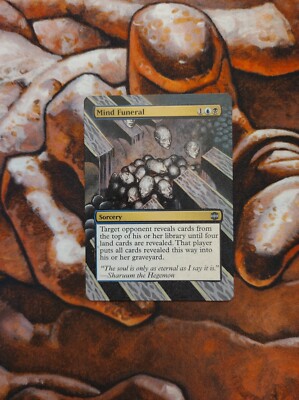 Magic the Gathering Mind Funeral #1 Hand Painted Unique Custom MTG ...