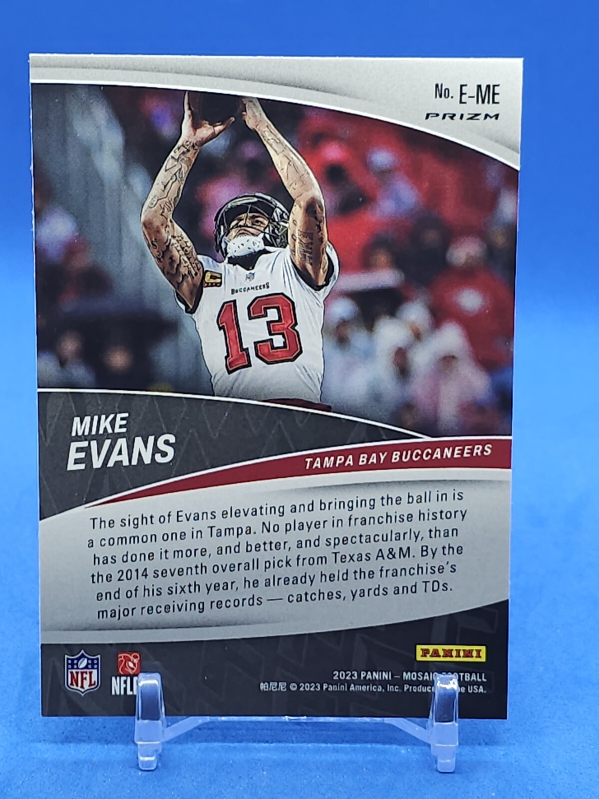 Mike Evans 2023 Panini Mosaic Green Prizm Elevate | eBay