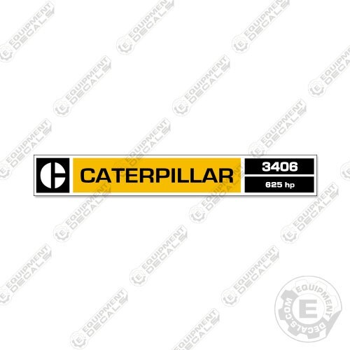 Fits Caterpillar 3406 Engine Decal (625 HP) Equipment Decals | eBay