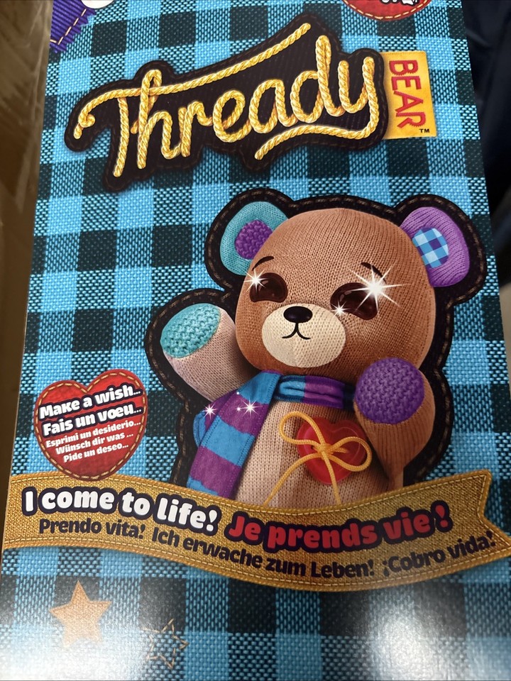 Thready Bear Interactive Plush – 70+ Expressions, Sounds & Magical ...