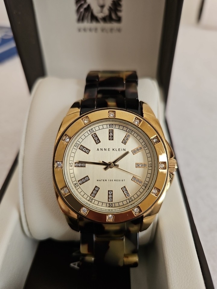 Anne Klein Women's Quartz Analog Dial Watch Y121E Water Resistant | eBay