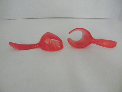 NEW Tupperware EGG LIFTER SPOONS for Boiled Eggs *RED* Dippers | eBay