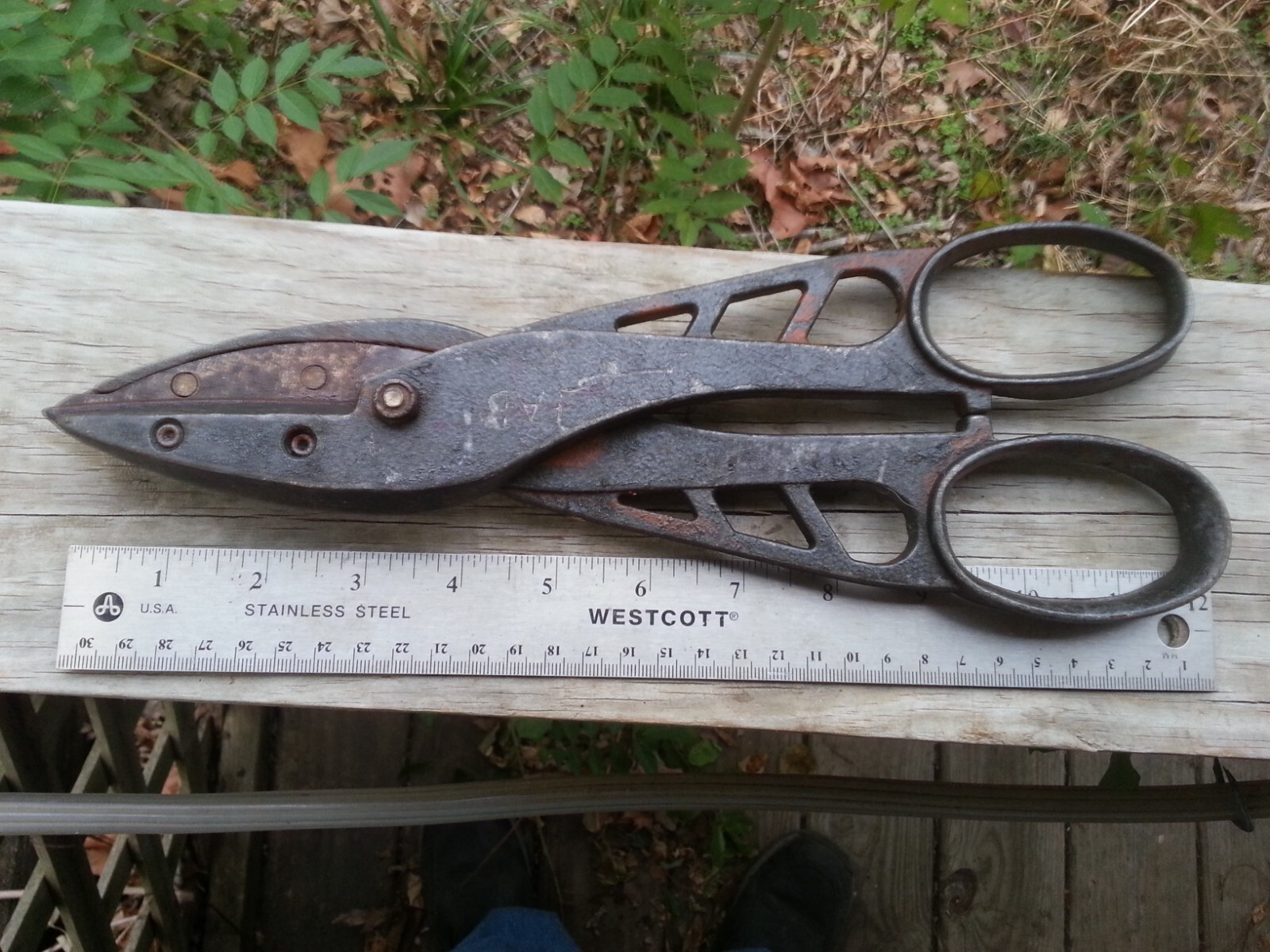 Malco 12" Tin Snips Cutting Tool Andy MC12 Heavy Duty Aluminum Handle ...