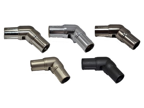 19mm Single Corner Bay Window Curtain Pole Elbow Joint Connector ...