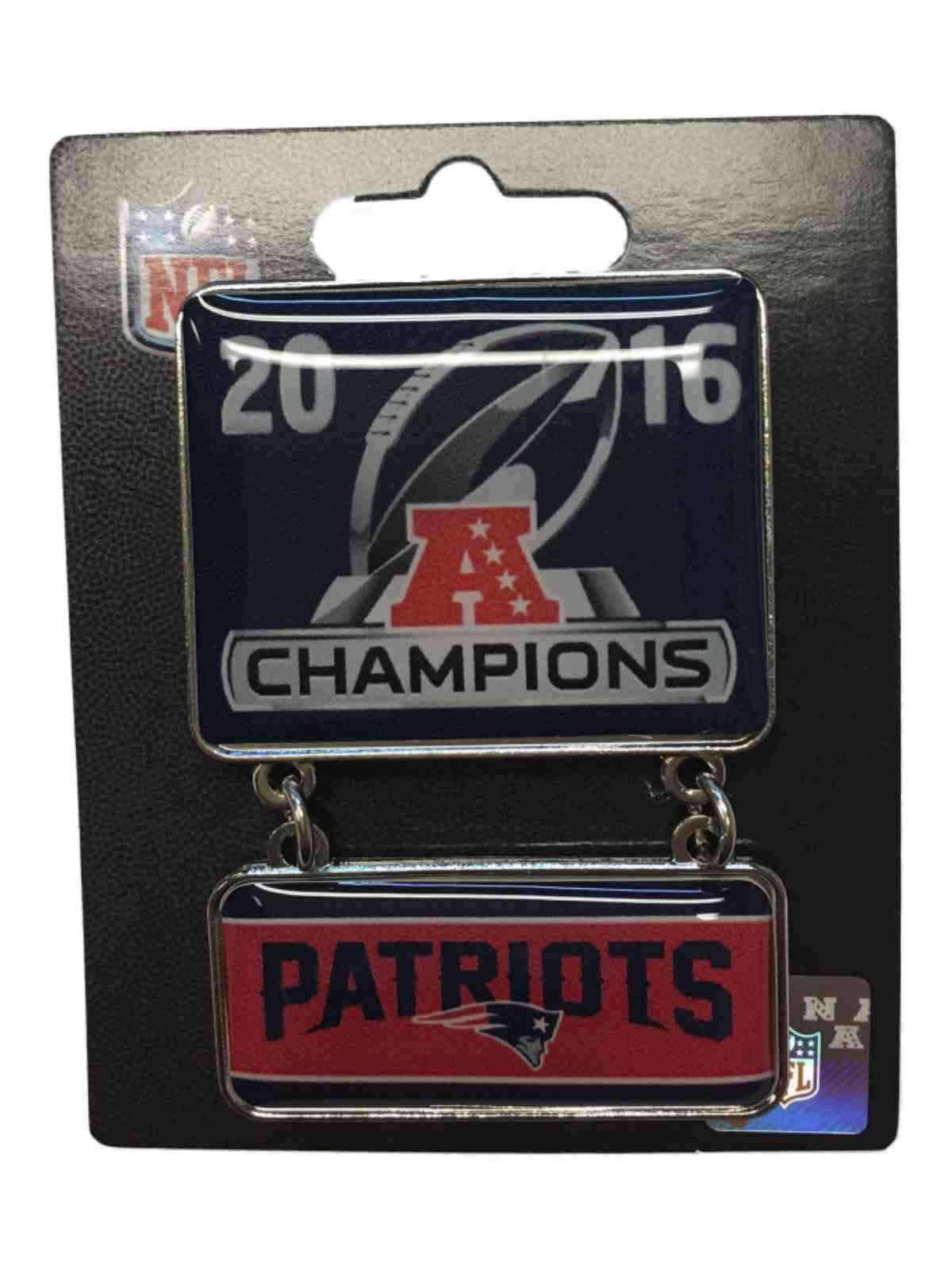 New England Patriots 2016 AFC Division Champions Aminco Dangler Metal ...