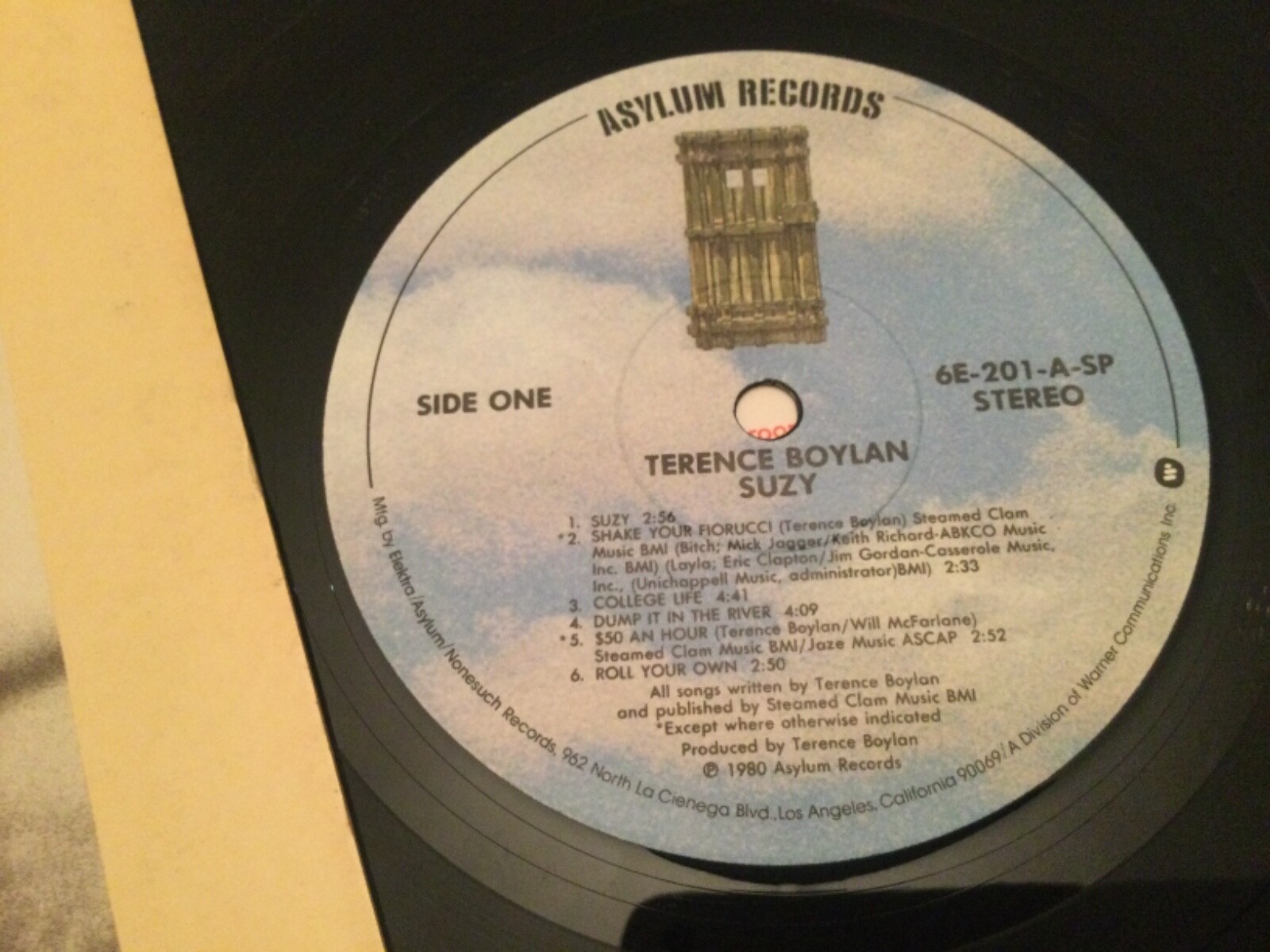 Terence Boylan: Suzy LP ASYLUM (w/ Eagles Don Henley, Don Felder) Soft ...
