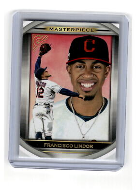 2019 Topps Gallery Masterpiece Insert #MP-9 Francisco Lindor Cleveland ...