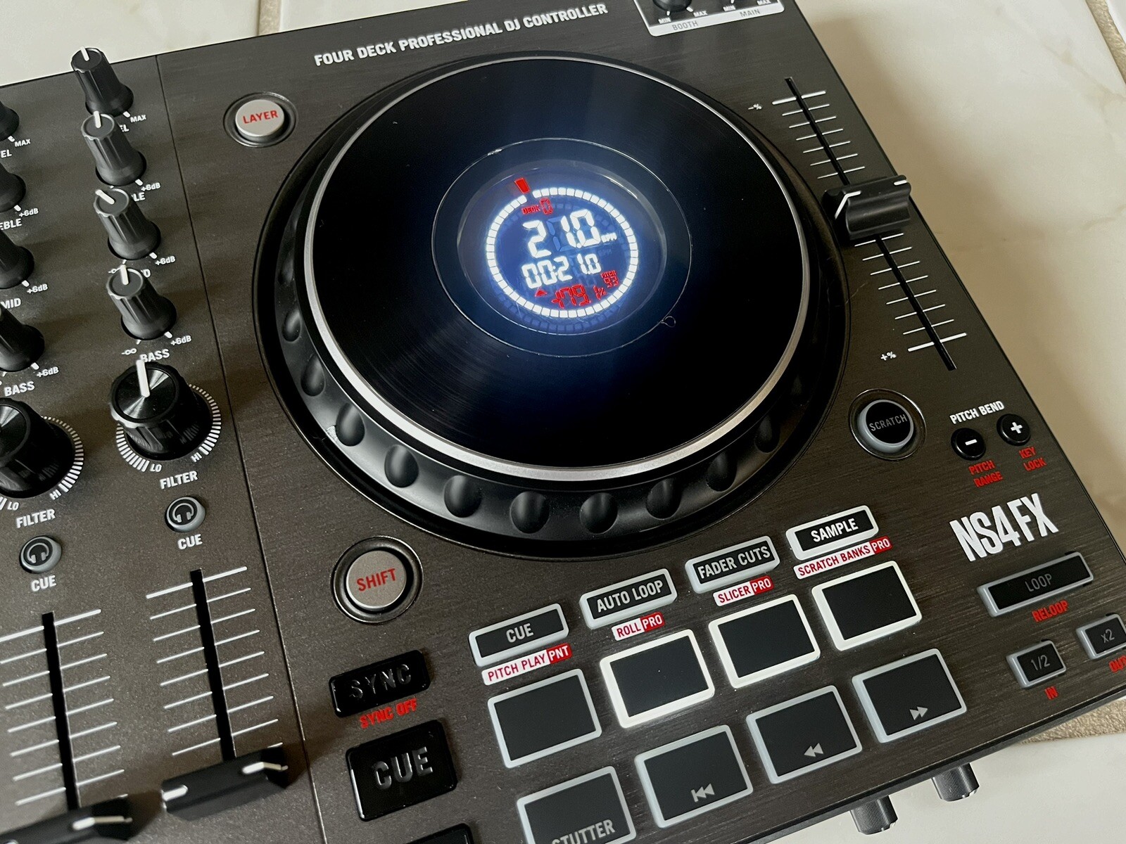 Numark NS4FX Single Deck DJ Controller - Lightly Used 676762192613 | eBay