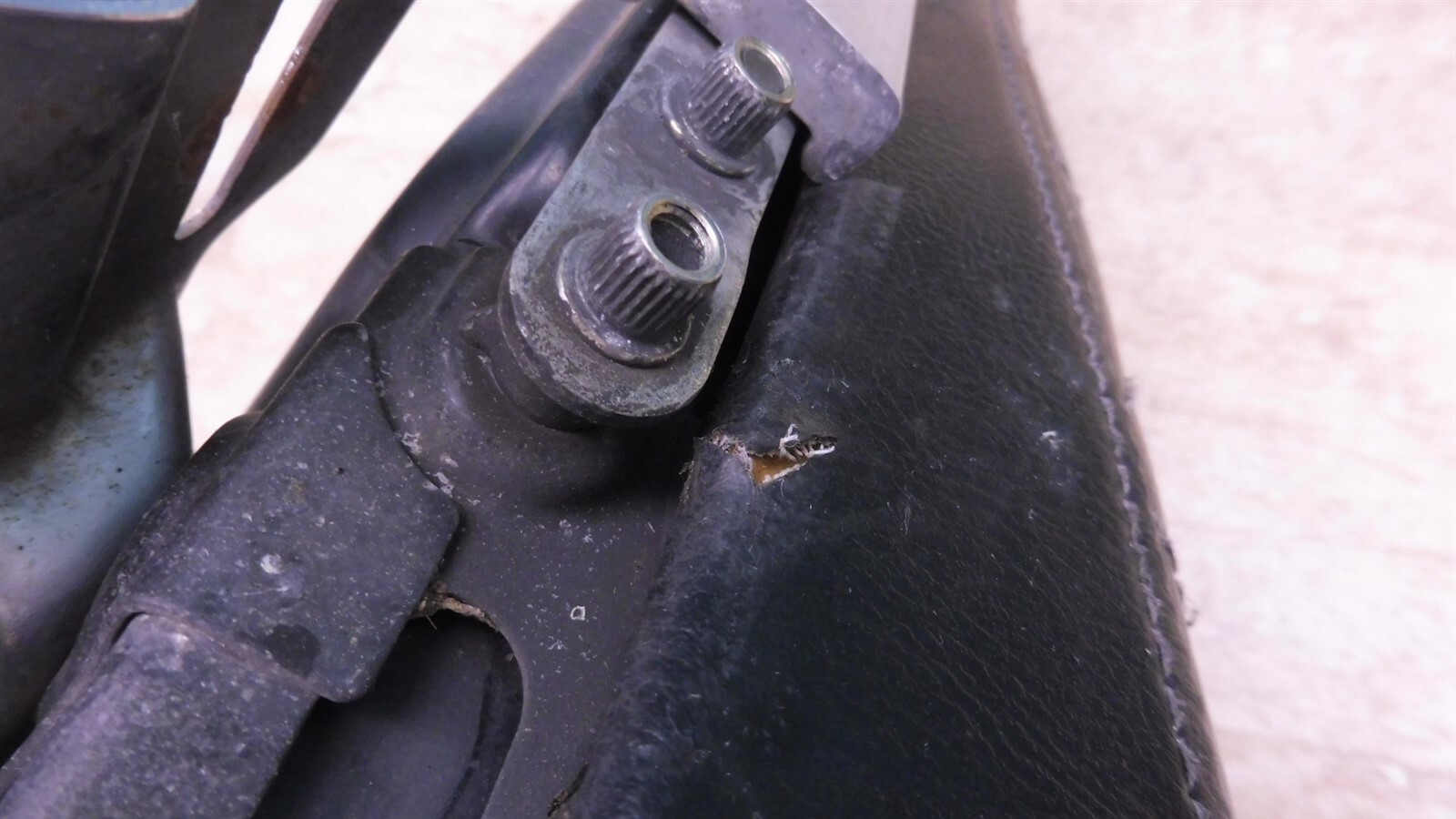 1980's Honda VT700/750C Shadow Rear Passenger Seat Sissy baBackrest ...