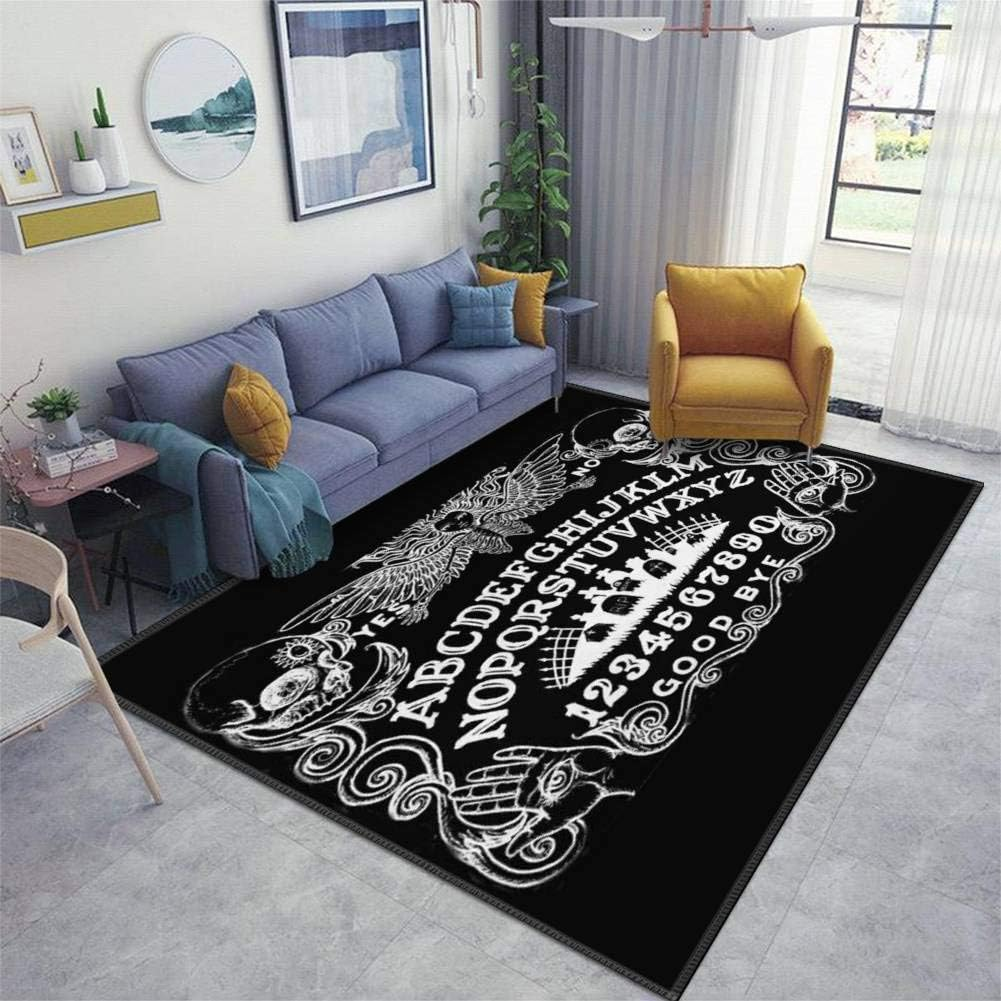 Black Ouija Area Rugs Non-Slip Floor Mat Doormats Home Runner Rug ...