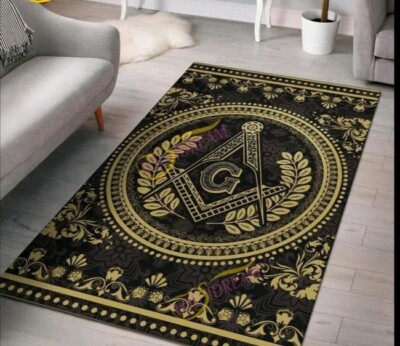 Masonic Freemason Rug 47"×63" | eBay