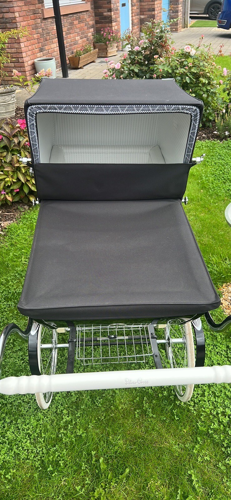 Silver Cross Coachbuilt Balmoral Pram Black | eBay UK