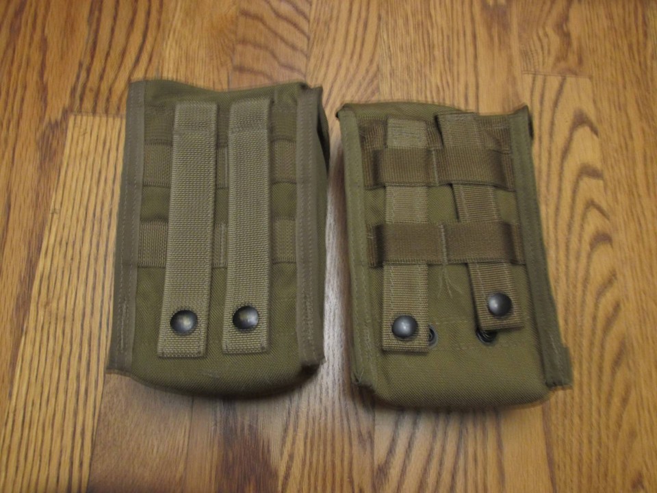 (2) US Military Khaki Mag Pouches! Mint and Ready to Serve! Open Fire ...