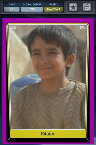 Star Wars Card Trader DIGITAL Purple 2018 Variant Tier 7 KITSTER | eBay