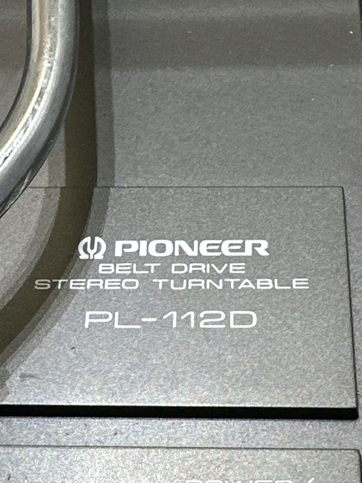 Pioneer PL-112D Vintage Belt-Drive Turntable – Tested & Working – Made ...