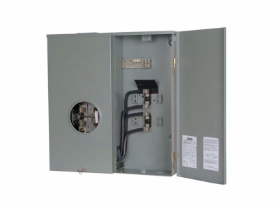 Siemens MM0404L1400RLM - 400 Amp Meter Socket Circuit Breaker Box Combo ...