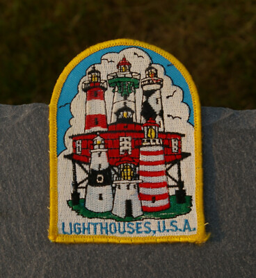 Lighthouses USA U.S.A. 4" Embroidered Patch | eBay