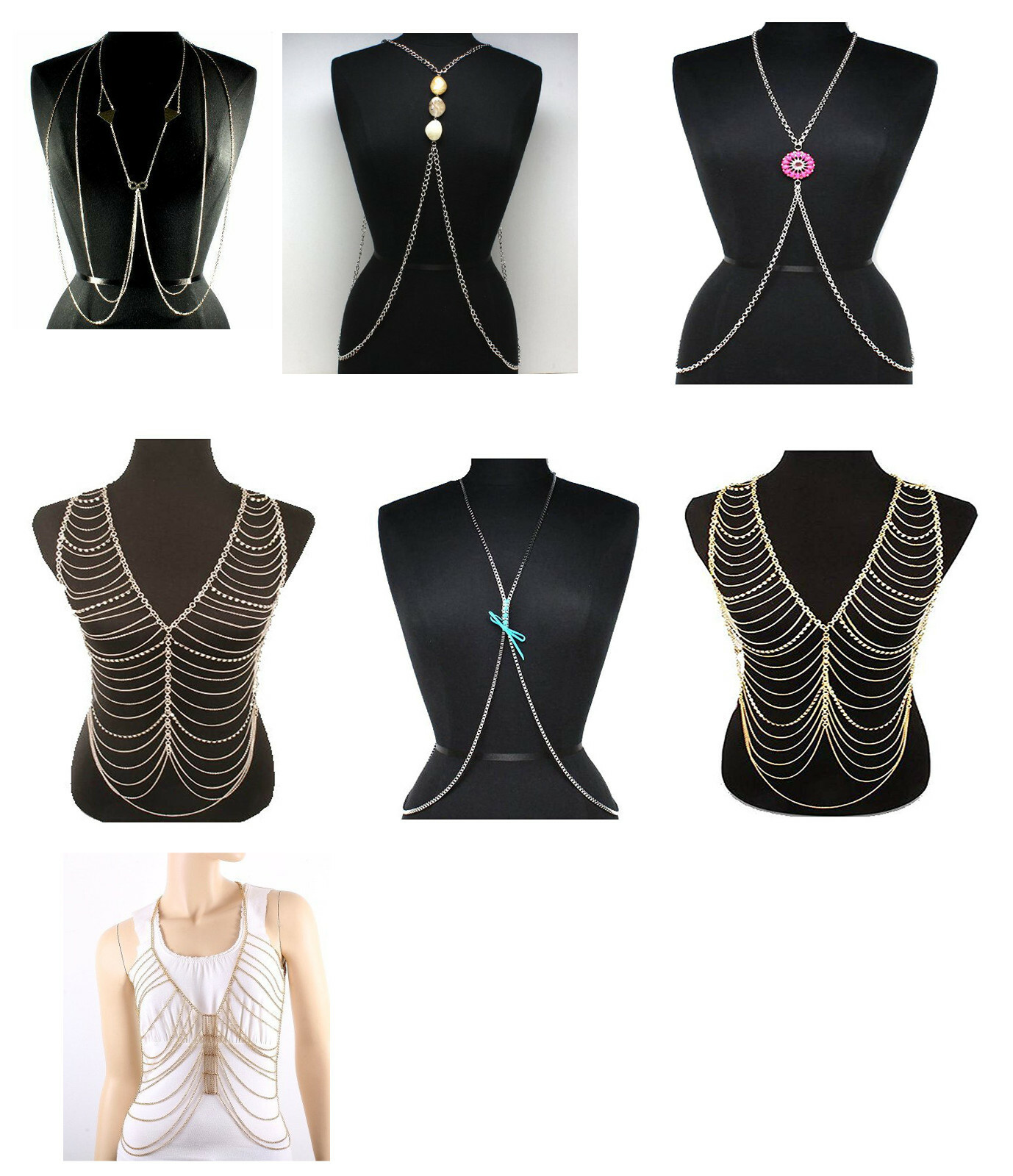 Body Chain Jewelry~ Infinity Body Chain, Layer Body Chain Jewelry | eBay