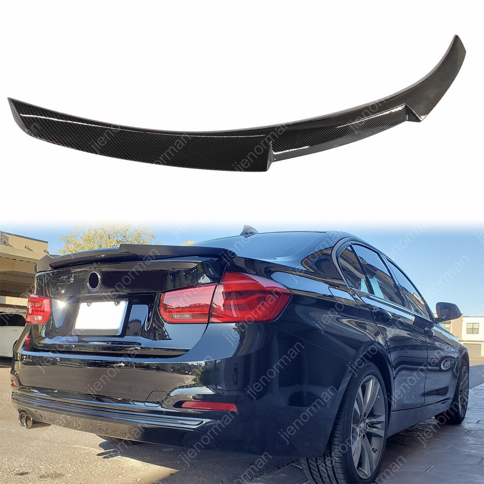 Carbon Fiber Look Rear Spoiler Wing For BMW 2012-2018 3 Series Sedan ...