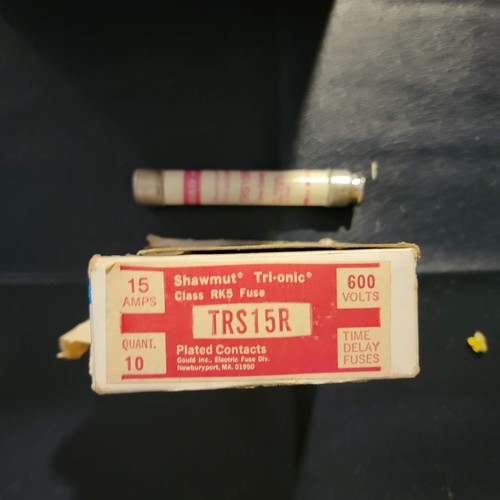 Gould Shawmut Tri-onic TRS15R Time Delay 15 Amp Fuse for sale online | eBay