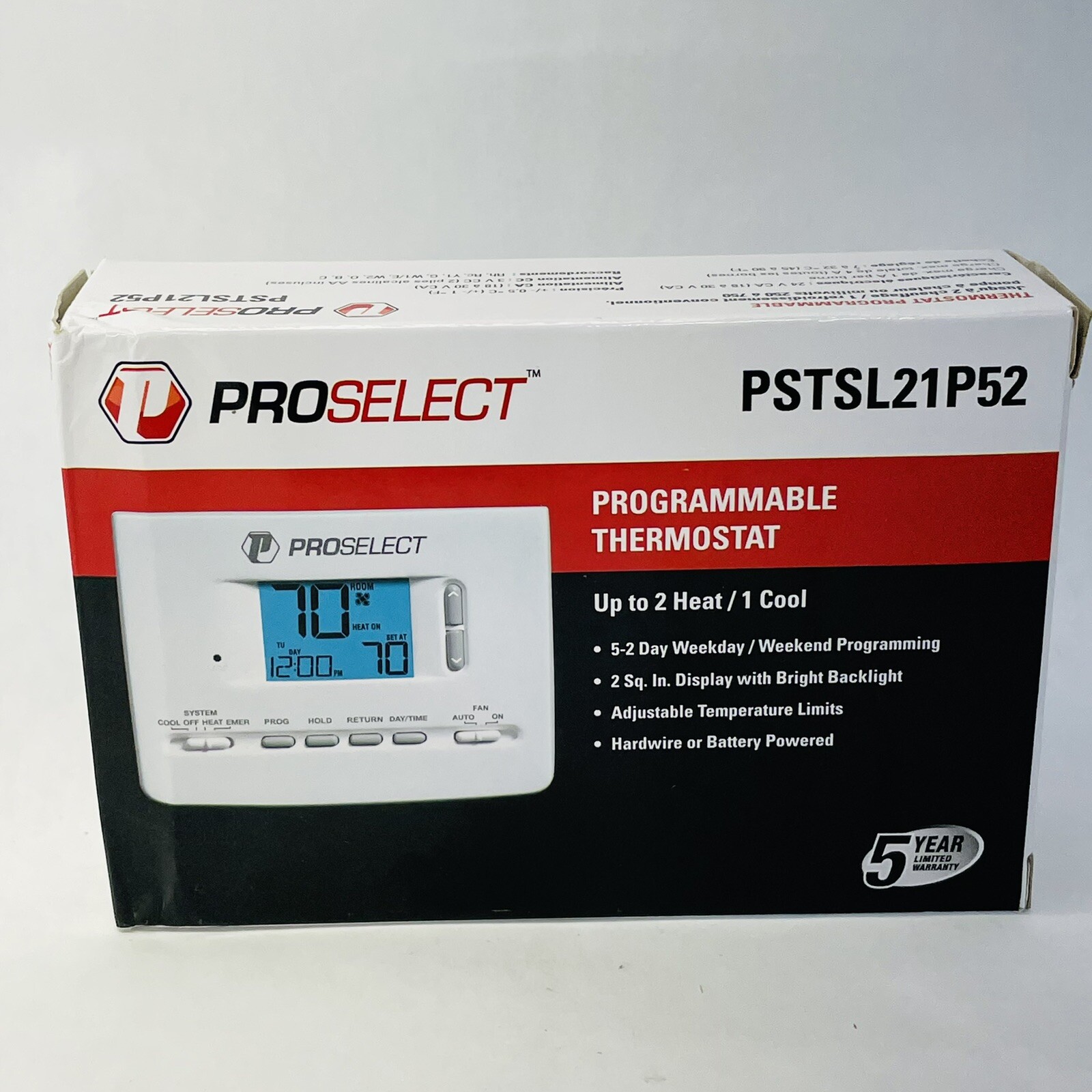 Lo TOF 12 - ProSelect PSTSL21P52 - 4a Large Display Programmable ...